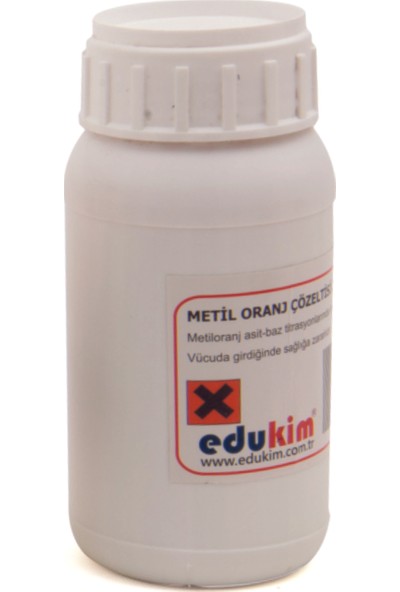 Edulab Metil Oranj Çözeltisi 250 ml Amb. Edulab Metil Oranj Çözeltisi 250 ml Amb.