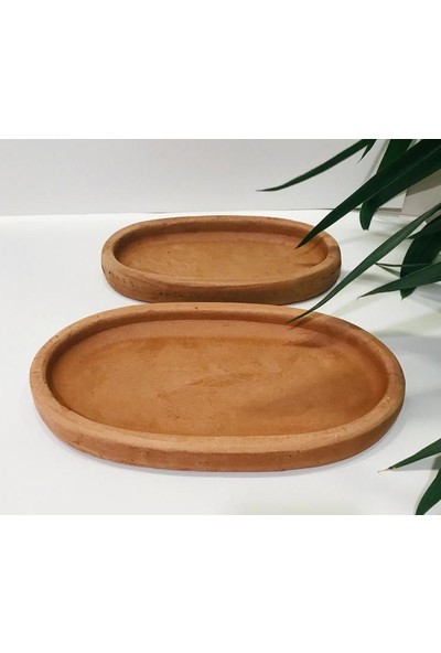 Dalğa Toprak Güveç Tava 2 Li Set