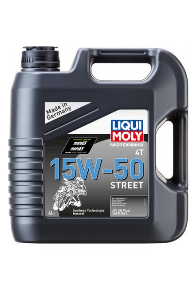 Lıquı Moly 15W50 Street 4t Sentetik Motor Yağı 4 Litre ( Üretim Yılı: 2021 ) Lıquı Moly 15W50 Street 4t Sentetik Motor Yağı 4 Litre ( Üretim Yılı: 2021 )