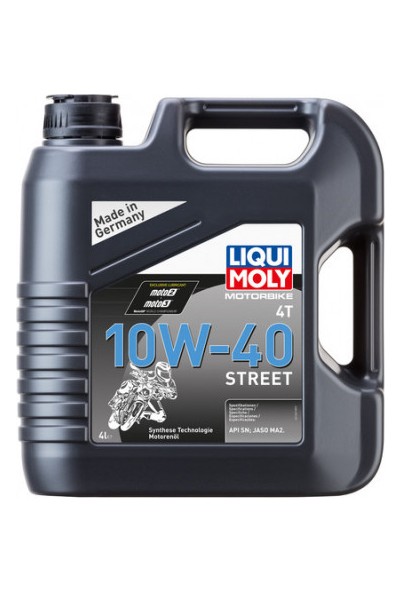 Lıquı Moly 10W40 Street 4t Sentetik Motor Yağı 4 Litre ( Üretim Yılı: 2021 ) Lıquı Moly 10W40 Street 4t Sentetik Motor Yağı 4 Litre ( Üretim Yılı: 2021 )