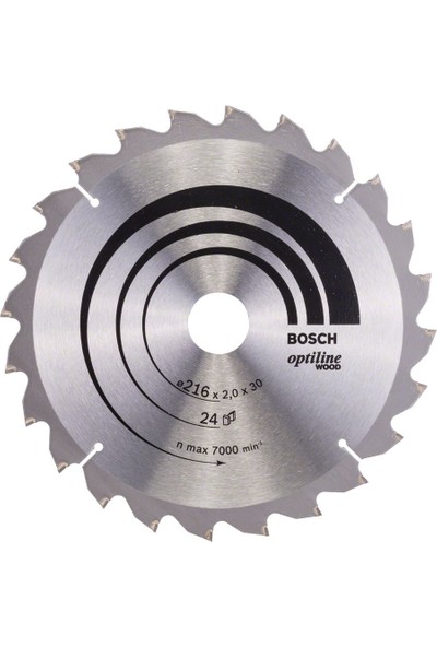 Bosch - Optiline Serisi Ahşap Için Daire Testere Bıçağı B 216X30 Mm-24 Diş Bosch - Optiline Serisi Ahşap Için Daire Testere Bıçağı B 216X30 Mm-24 Diş