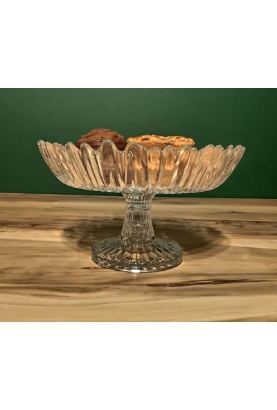 Decocıa Cam Ayaklı Meyvelik Kurabiyelik Decocıa Cam Ayaklı Meyvelik Kurabiyelik