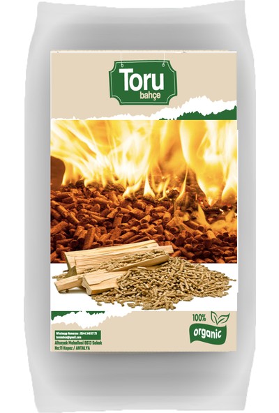 Torubahce %100 Çam Peleti A1 Kalite Yakıt Için 40 Lt ( 22-23 Kg) Torubahce %100 Çam Peleti A1 Kalite Yakıt Için 40 Lt ( 22-23 Kg)