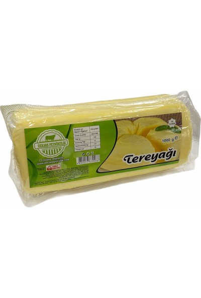 KARS PEYNİRCİLİK Özkars Peynircilik Kars Tereyağı 1 kg Vakumlu