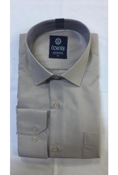 Özeniş Düz Nohut Rengi Erkek Gömlek