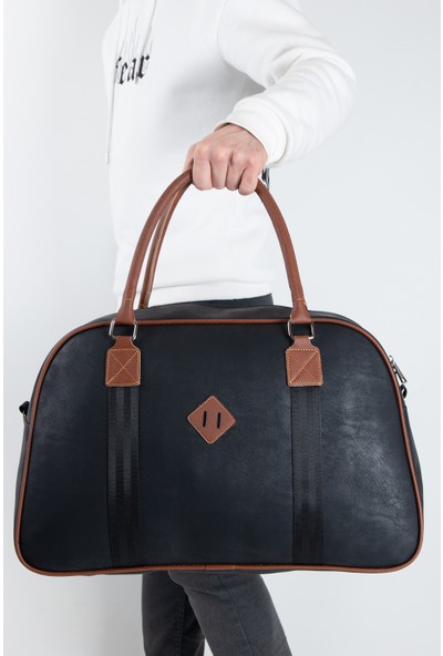 Byhakan GK25 Unisex El Valizi Siyah-Taba Byhakan GK25 Unisex El Valizi Siyah-Taba