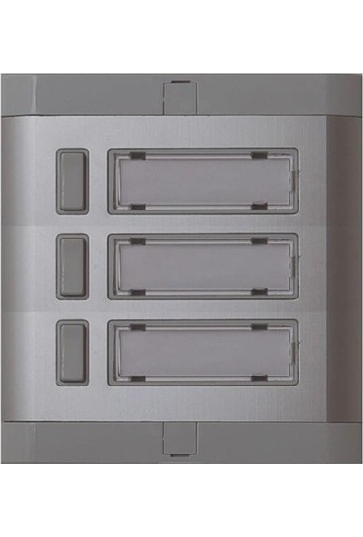 Rewel Üçlü (3) Lüks Alüminyum Zil Butonu 344011