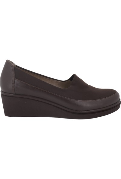 Hobby Kahverengi Deri Günlük Kadın Ayakkabı 319