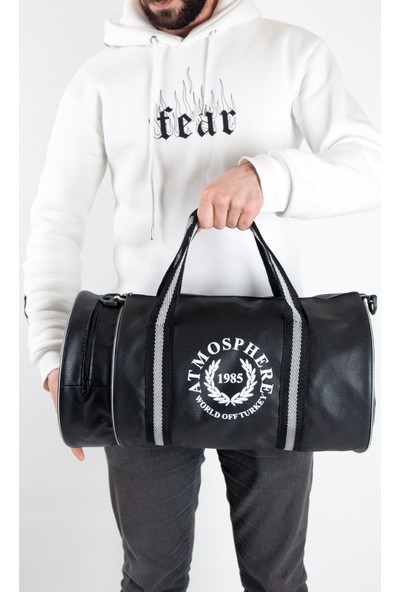 Byhakan HC02 Askılı Spor Seyahat El ve Omuz Valiz Siyah