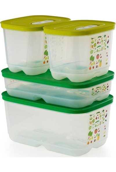 Tupperware Sera Buzdolabı Saklama Kabı 4'lü Set