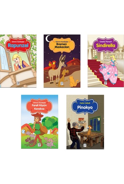 Renkli Dünya Çocuk Masalları Seti 2 - 5 Kitap Renkli Dünya Çocuk Masalları Seti 2 - 5 Kitap