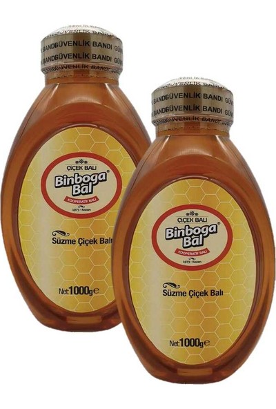 Binboğa Kooperatif Çiçek Balı 1 kg x 2 Paket (2 Kg)