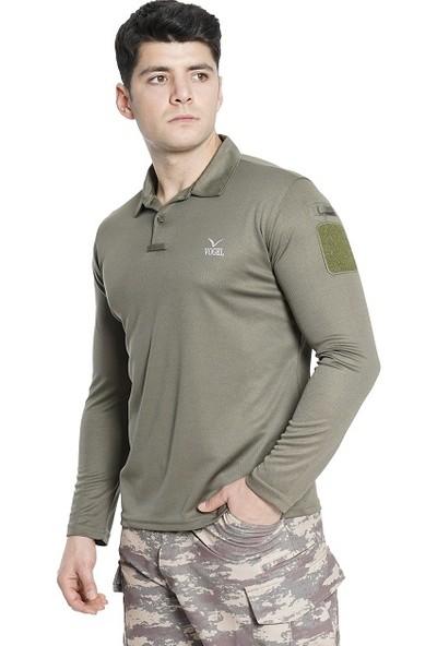 Vogel Tactical Polo Yaka Taktik Tişört Haki