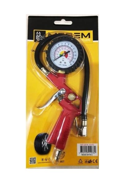 Meşem Saatli Lastik Şişirme Tabancası Profesyonel Hava Saati Ölçme Meşem Saatli Lastik Şişirme Tabancası Profesyonel Hava Saati Ölçme