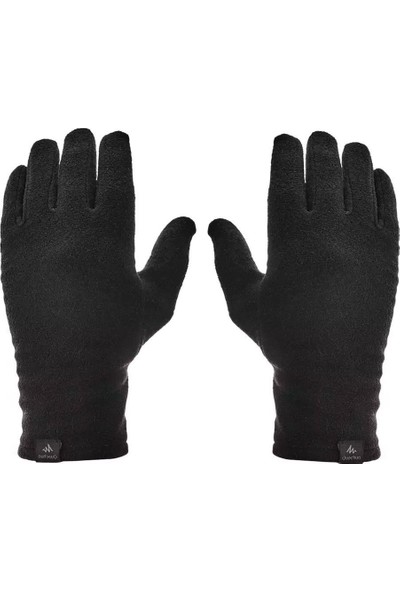 Quechua Yetişkin Siyah Polar Eldiven Bisikletçi Eldiveni