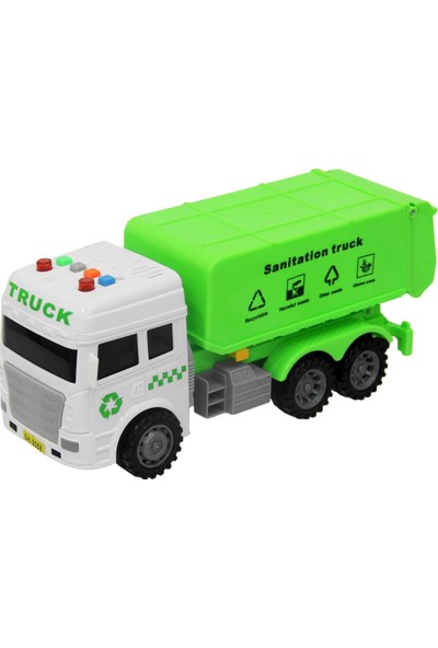 Canem Kutulu Sesli ve Işıklı Çöp Kamyonu