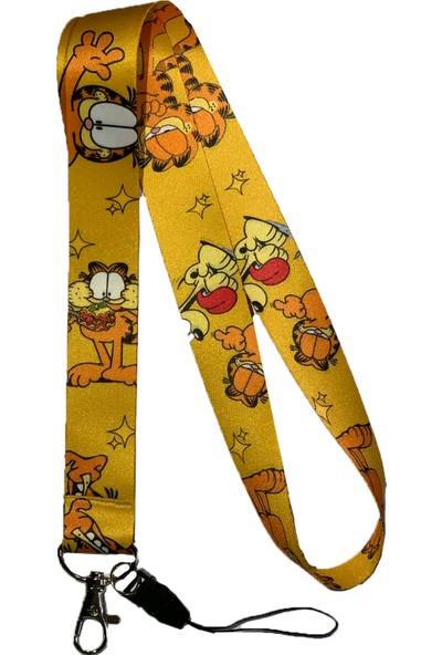 Stormistoretr Garfield Boyun Askı İpi Yaka Kartı İpi