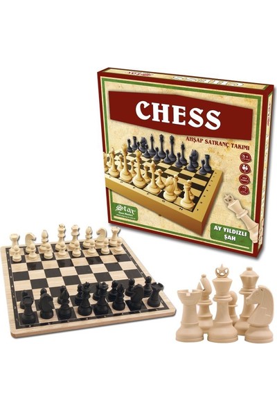 Star Chess Ahşap Satranç Takımı