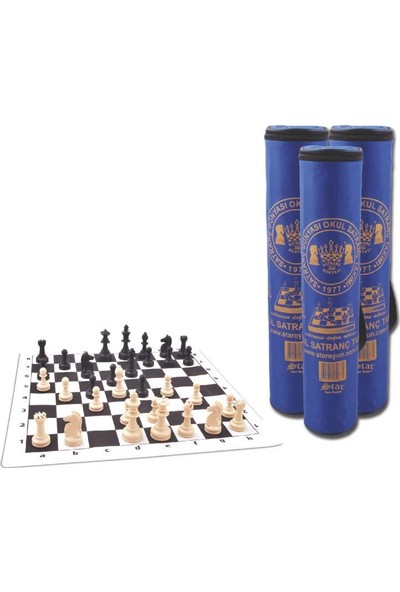 Star Satranç Dünyası Okul Satranç Bez/çantalı