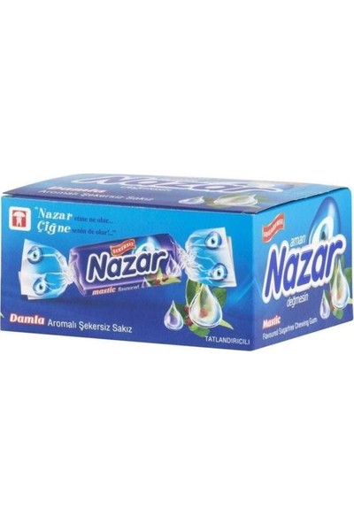NAZAR Damla Aromalı Sakız 100'LÜ 150 gr