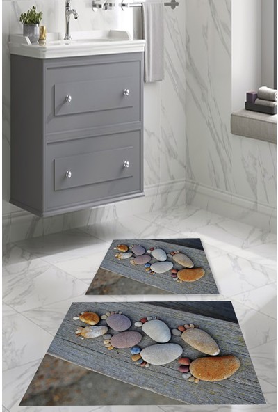 Cappio Halı Cappio YesterdayNowTomorrow Yazılı Siyah Oval Halı Makinada Yıkanabilir Kaymaz DotTaban CP586