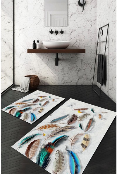 Cappio Banyo Paspası-Tüy Desenli