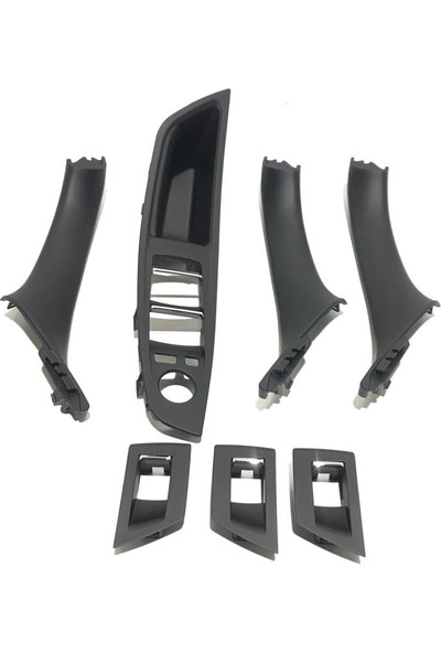 Bmw F10 5 Serisi Siyah Iç Kapı Kolu Tutamağı Set 7 Parça Bmw F10 5 Serisi Siyah Iç Kapı Kolu Tutamağı Set 7 Parça