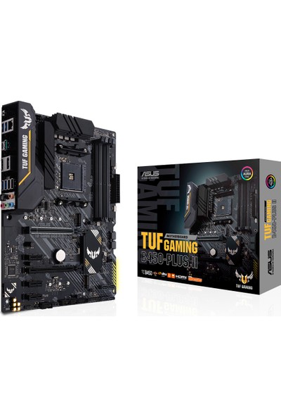 Asus TUF Gaming B450-Plus II Amd B450 DDR4 4400 MHz (OC) Am4 Atx Anakart Asus TUF Gaming B450-Plus II Amd B450 DDR4 4400 MHz (OC) Am4 Atx Anakart