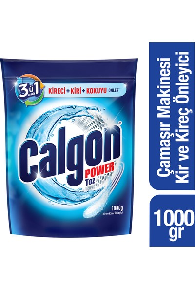 Calgon Çamaşır Makinesi Kireç Önleyici Toz 1000 gr Calgon Çamaşır Makinesi Kireç Önleyici Toz 1000 gr