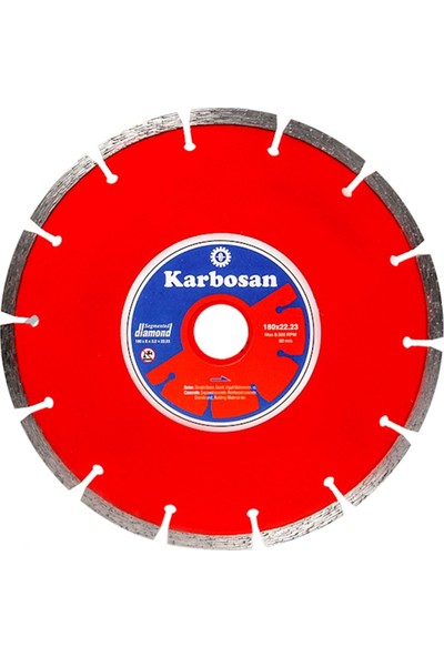 Karbosan Segmentli Elmas Kesici 180 x 2.2 x 22.23 Karbosan Segmentli Elmas Kesici 180 x 2.2 x 22.23