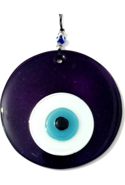 Mixperi Mor Renk El Yapımı Nazar Boncuklu Cam Duvar Süsü Hediyelik Eşya Mixperi Mor Renk El Yapımı Nazar Boncuklu Cam Duvar Süsü Hediyelik Eşya