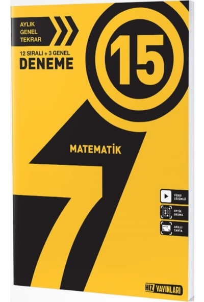 Hız Yayınları 7. Sınıf Matematik 15'li Deneme