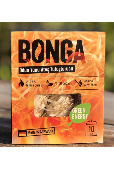 Bonga Odun Yünü Ateş Tutuşturucu