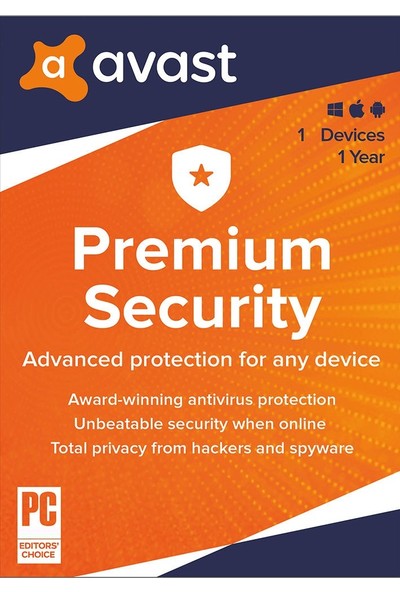 Avast Premium Security (1 Yıl) (1 Kullanıcı) Lisans Dijital Kod Avast Premium Security (1 Yıl) (1 Kullanıcı) Lisans Dijital Kod