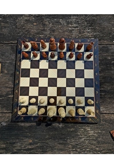 Wovman Satranç Takımı Ceviz