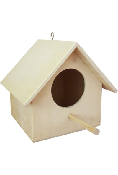 Gumusten Evim Ahşap Evcil Kuş Yuvası Boyanabilir 14 x 17 x 14 cm 1 adet Gumusten Evim Ahşap Evcil Kuş Yuvası Boyanabilir 14 x 17 x 14 cm 1 adet