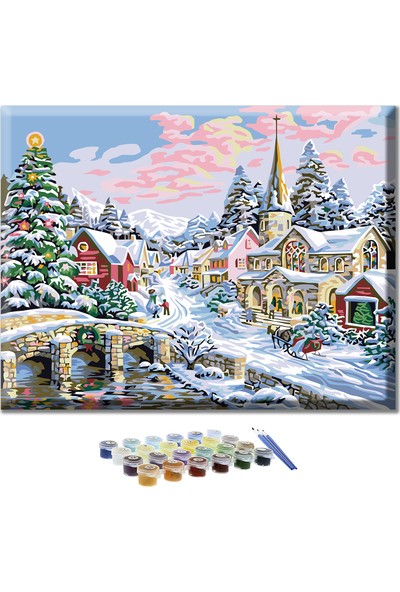 Doruk Baskı Sayılarla Boyama Seti Yeni Yıl