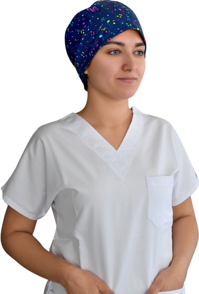 Nur Ortopedi Müzik Nota Temalı Cerrahi Doktor Hemşire Bonesi Nur Ortopedi Müzik Nota Temalı Cerrahi Doktor Hemşire Bonesi