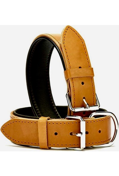 Desingshop Deri Köpek Tasması 2,5X56 cm Kahverengi Desingshop Deri Köpek Tasması 2,5X56 cm Kahverengi