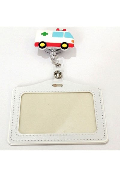 Toys World Yoyolu Çekilebilir Yaka Kartı Tutucu ve Kartlık Yaka Kartı
