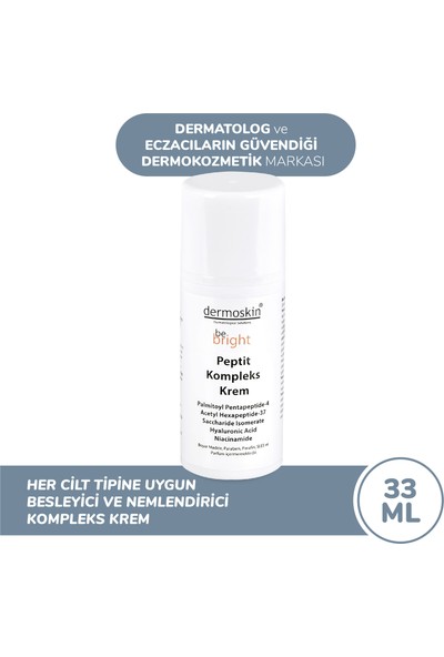 Dermoskin Be Bright Peptit Kompleks Krem 33 ml Dermoskin Be Bright Peptit Kompleks Krem 33 ml