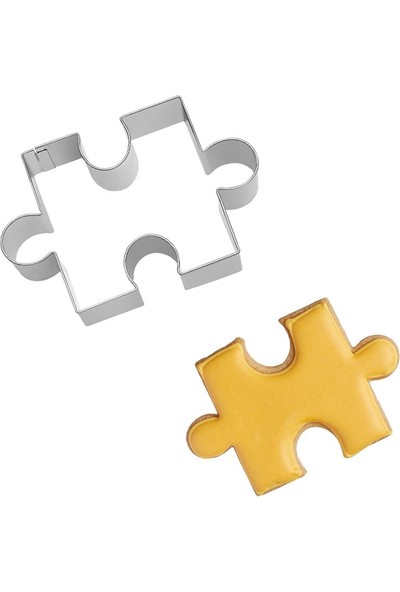 Enc Puzzle Metal Kurabiye Kalıbı