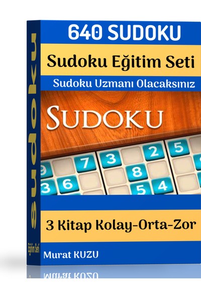Enine Boyuna Eğitim Enine Boyuna Sudoku Eğitim Seti -640 Sudoku