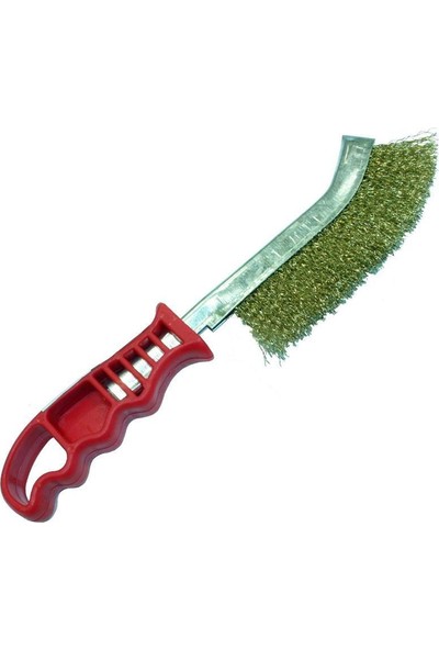 Gfb Plastik Saplı Tel Fırça Kir Temizleme Fırçası