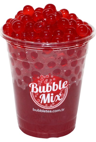 Bubblemix Çilekli Boba 500 gr (Bubble Tea) Bubblemix Çilekli Boba 500 gr (Bubble Tea)