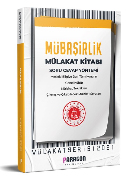 2021 Mübaşirlik Mülakat Kitabı - Paragon Yayıncılık - Çıkmış Sorularla Beraber 2021 Mübaşirlik Mülakat Kitabı - Paragon Yayıncılık - Çıkmış Sorularla Beraber