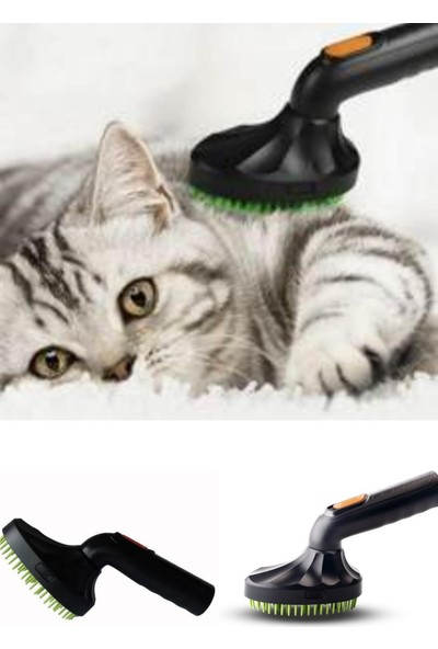 Rüzgar Süpürgeye Takılabilir Ergonomik Kedi Köpek Tüy Tarama Fırçası