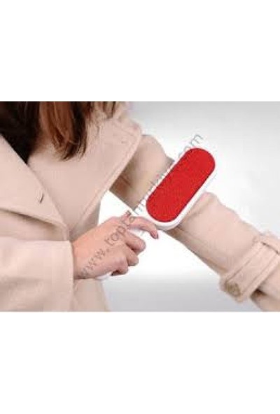 Rüzgar Toz Kıl Tüy Alma Fırçası Çift Taraflı Kırmızı