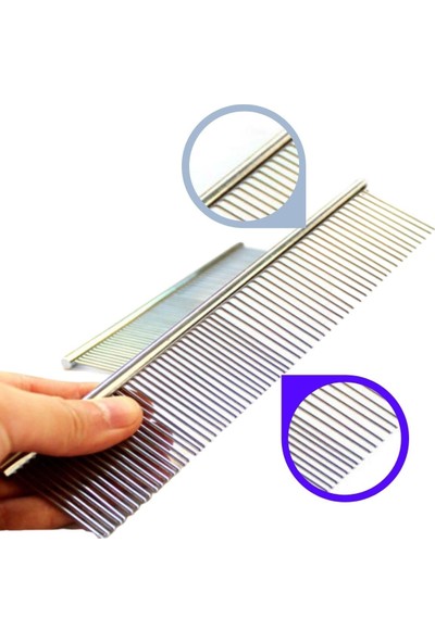 Rüzgar Parlak Metal Köpek Tarağı Renkli Pet Köpek Pire Tımar Tarağı Köpek Tüyü Tarama