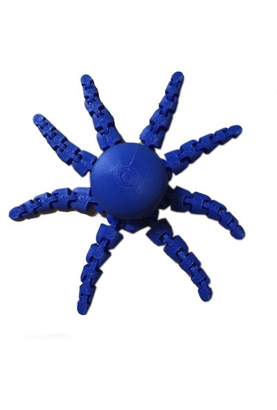 Nct Robotik 3D Printer Baskı Hareket Eklemli Ahtapot Modeli Mavi Nct Robotik 3D Printer Baskı Hareket Eklemli Ahtapot Modeli Mavi